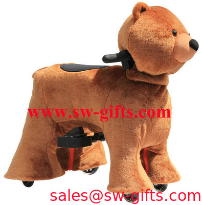 Walking animal electric plush battery toy to ride ride on horse High Quality supplier