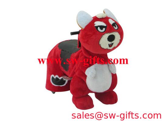 Fashionable motorized plush riding animals,animal motorized in mall supplier