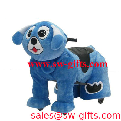 Fashionable motorized plush riding animals,animal motorized in mall supplier