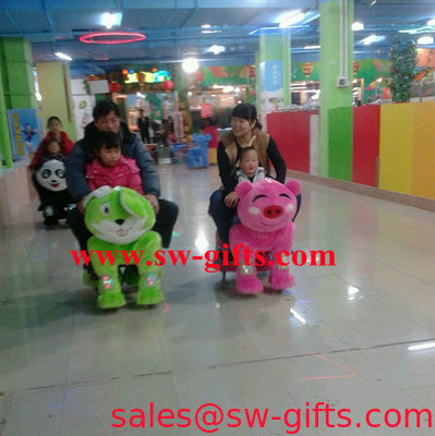 Indoor Amusement Fun Park Animal Motorized Plush Kids Toy Zippy Rides supplier