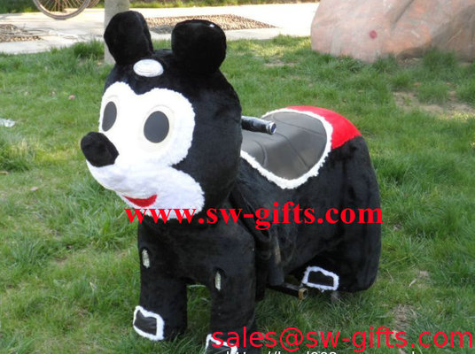 Indoor Amusement Fun Park Animal Motorized Plush Kids Toy Zippy Rides supplier