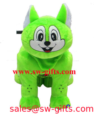 Indoor Amusement Fun Park Animal Motorized Plush Kids Toy Zippy Rides supplier