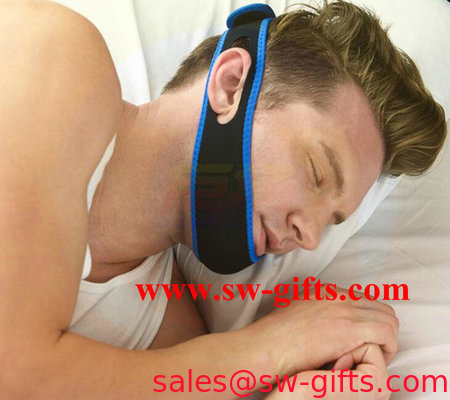 Anti Snoring Chin Strap Neoprene Stop Snoring Chin Support Belt Anti Apnea Jaw Solution Sleep Device supplier