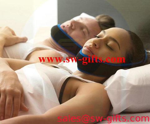 Anti Snoring Chin Strap Neoprene Stop Snoring Chin Support Belt Anti Apnea Jaw Solution Sleep Device supplier