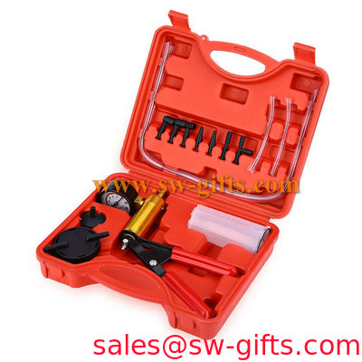 2 in 1 Brake Bleeder And Vacuum Pump Tester Tool Kit Brake Fluid Bleeder Oil Change Hand Held Vacuum Pistol Pump Tester supplier