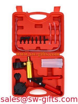 2 in 1 Brake Bleeder And Vacuum Pump Tester Tool Kit Brake Fluid Bleeder Oil Change Hand Held Vacuum Pistol Pump Tester supplier