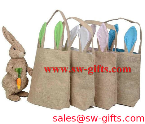 Easter eggs baskets jute bags cute gifts bunny mascot the easter bunny cotton bag decorations toys dinosaur easter egg supplier