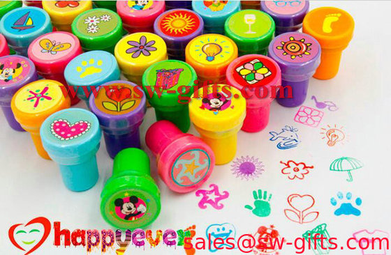 36PCS Self-ink Stamps Kids Party Favors Event Supplies for Birthday Party Christmas Gift Toys Boy Girl Goody Bag Pinata supplier