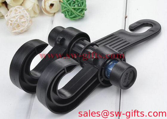 New Double Auto Car Back Seat Headrest Hanger Holder Hooks Clips For Bag Purse Cloth Grocery Automobile Accessories supplier