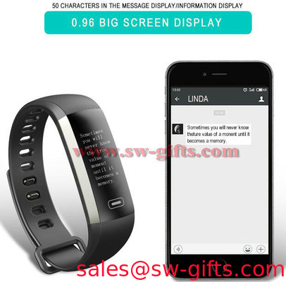 Blood pressure heart rate monitor Blood oxygen 50 Letter message push large smart Fitness Bracelet Watch intelligent supplier