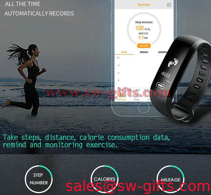 Blood pressure heart rate monitor Blood oxygen 50 Letter message push large smart Fitness Bracelet Watch intelligent supplier