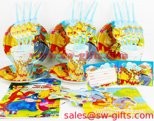 Wholesale Disney Winnie the Pooh Birthday Party Decorations Kids Evnent Party Supplies Party Decoration supplier