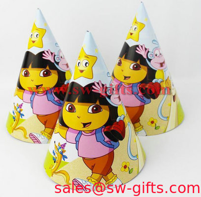 Kids girls Birthday Party Decoration carton Set Dora Theme Party Supplies Baby Birthday Party celebration supplier