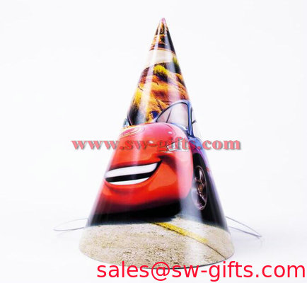 Cartoon Red Car Disposable Tableware Sets Children's Birthday Party Decorations Straw Cup Hat Tableware Props Supplies supplier