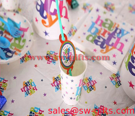 Baby Birthday Party Decoration Disposable Tablewares Package Happy Birthday Party Set Disposable Supplies supplier