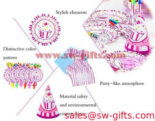 Frozen kids girls disposable paper cups + plates party pack birthday Party Decoration Set party supplies for 6 people supplier