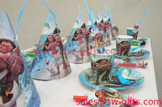 Moana movie Maui Kids Birthday Party Decoration Set Party Supplies Baby Birthday Party Pack event party supplies supplier