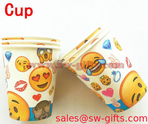 Emoji Smile Cry Kids Birthday Party Decoration Set Party Supplies Baby Birthday Party Pack event party supplies supplier