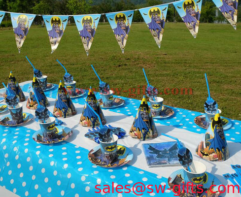 Batman Superhero Avengers Kids Birthday Party Decoration Set Party Supplies Baby Birthday Pack event party supplies supplier