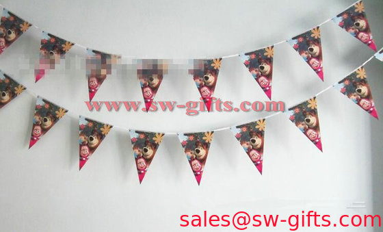 Masha and bear Disposable Tableware sets Boy Birthday Party Decoration Table Cloth cups Paper plate Napkin Flag supplier