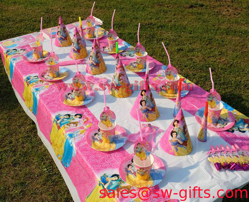 Princess Snow white Cinderella Kids Birthday Party Decoration Set Party Supplies Baby Birthday Pack event party supplies supplier