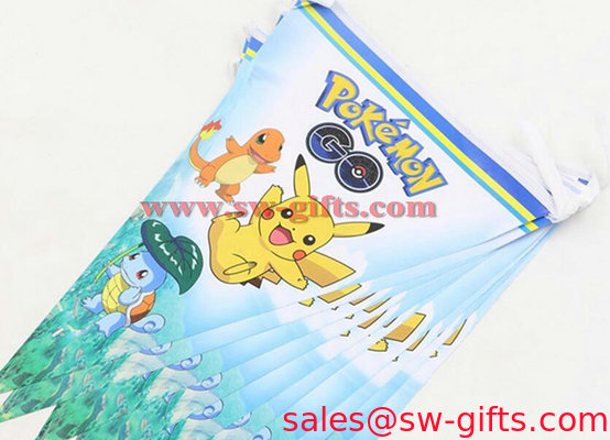 Family party pokemon go pikachu theme for boy's happy birthday party set supplies decoration baby shower favor supplier