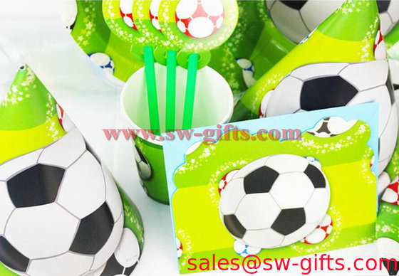 2019 Kids Boys Birthday Party Decoration carton Set Football Theme Party Supplies Baby Birthday Party celebration supplier