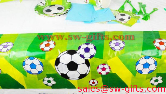 2019 Kids Boys Birthday Party Decoration carton Set Football Theme Party Supplies Baby Birthday Party celebration supplier