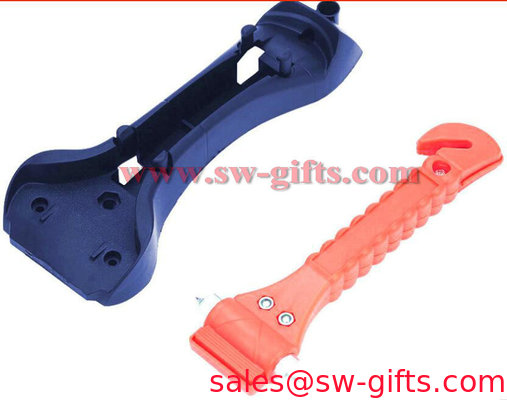 Mini Car Safety Hammer Life Saving Escape Emergency Hammer Seat Belt Cutter Window Glass Breaker Car Rescue Red Hammer supplier
