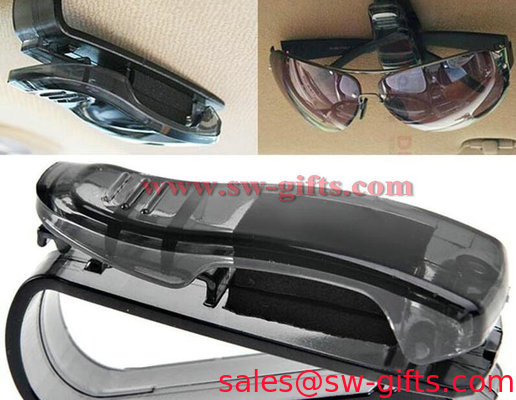Car Sun Visor Glasses Sunglasses Ticket Receipt Card Clip Storage Holder Storage Shelf Car Organizer Accessories Platic supplier