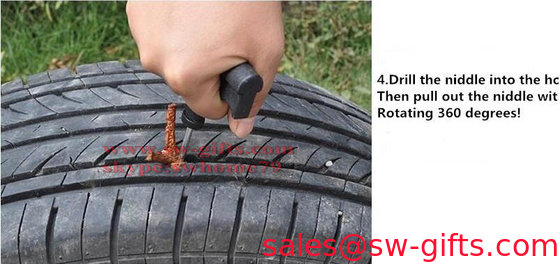 2017 New Car Tire Repair Tool Kit For Tubeless Emergency Tyre Fast Puncture Plug Repair Block Air Leaking For Car Truck supplier