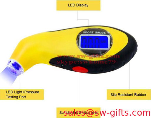 Diagnostic Tools tire pressure gauge Meter Manometer Barometers Tester Digital LCD Tyre Air For Auto Car Motorcycle Whee supplier