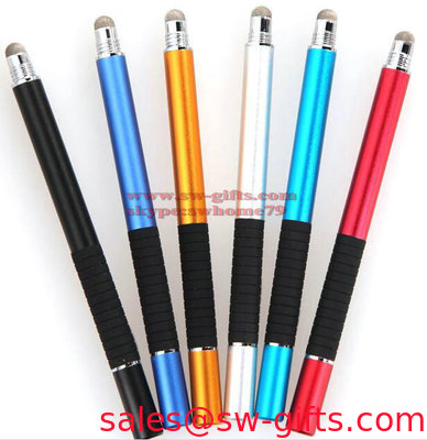 2 in 1 Multifunction Fine Point Round Thin Tip Touch Screen Pen Capacitive Stylus Pen For Smart Phone Tablet For iPad supplier