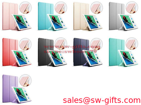 Case for New iPad 9.7 inch 2017, Many Color PU Smart Cover Case Magnet wake up sleep For New iPad supplier