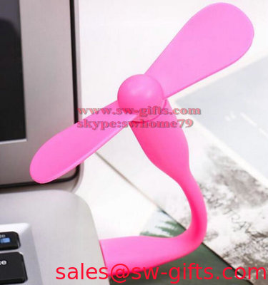 For Laptop Desktop Computer Portable Flexible Fan Colorful USB Mini Cooling Fan Cooler supplier