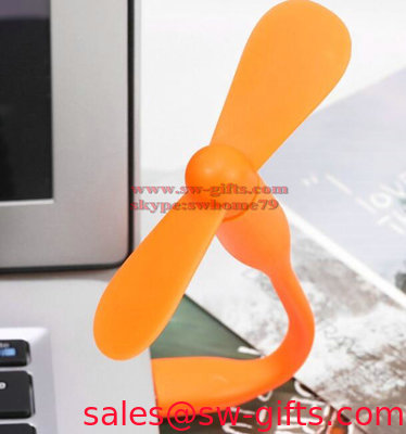 For Laptop Desktop Computer Portable Flexible Fan Colorful USB Mini Cooling Fan Cooler supplier