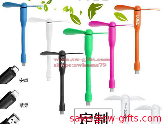 For Laptop Desktop Computer Portable Flexible Fan Colorful USB Mini Cooling Fan Cooler supplier