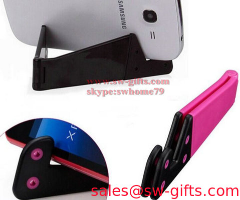 Universal V Shape Phone Tablet Stand Holder for Iphone Ipad Mini for Samsung Folding Bracket for Smartphone Tablet Mount supplier