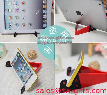 Universal V Shape Phone Tablet Stand Holder for Iphone Ipad Mini for Samsung Folding Bracket for Smartphone Tablet Mount supplier
