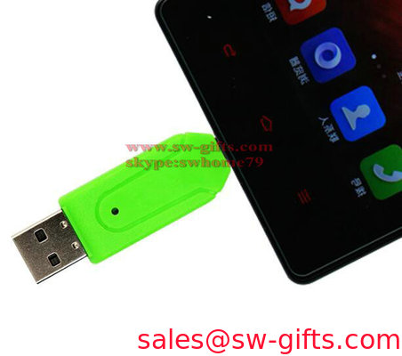 2 in 1 USB OTG Card Reader Universal Micro USB OTG TF/SD Card Reader Phone Extension Headers Micro USB OTG Adapter supplier