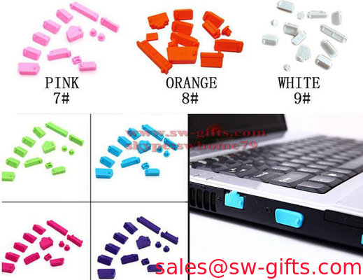 Colorful Silicone Laptop Anti Dust Plug Cover Stopper Universal Laptop dustproof usb dust plug Computer Accessories supplier