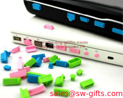 Colorful Silicone Laptop Anti Dust Plug Cover Stopper Universal Laptop dustproof usb dust plug Computer Accessories supplier