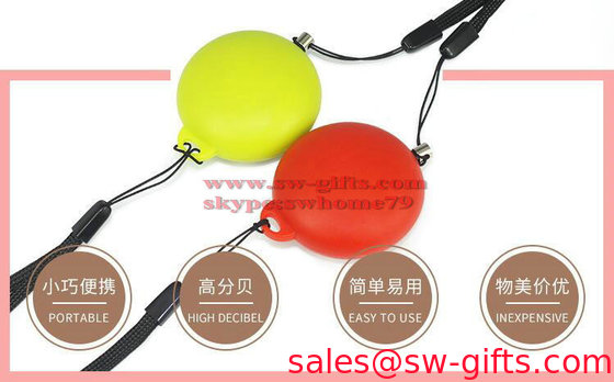 Emergency Siren Alarms Round Electronic Personal Safety Loud Panic Security Keychain Alarm Anti-Rape Anti-Attack Sensors supplier