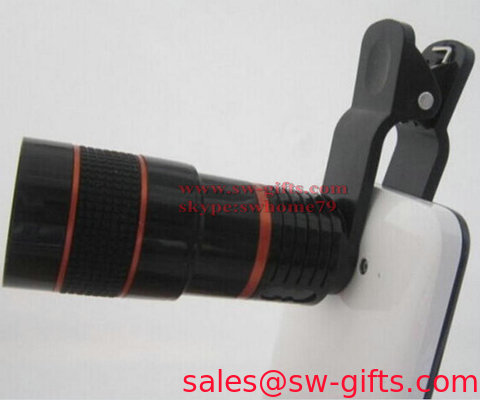 Universal 8X 12XOptical Zoom Telescope Camera Lens Clip Mobile Phone Telescope For iPhone6 for Samsung for HTC supplier