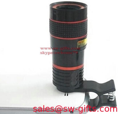 Universal 8X 12XOptical Zoom Telescope Camera Lens Clip Mobile Phone Telescope For iPhone6 for Samsung for HTC supplier