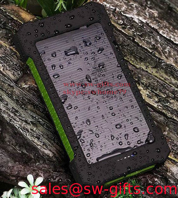 TOP Solar Power Bank Dual USB Travel Power Bank 20000mAh External Battery Portable Charger Bateria Externa Pack supplier