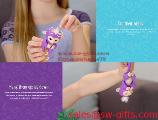 Full Function Fingerlings Interactive Baby Monkeys Toy Smart Fingers Llings Smart Induction Toys Christmas Gift Toy supplier