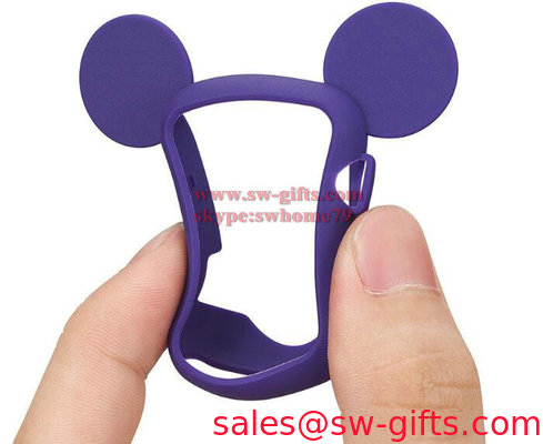 Cute Cartoon Mouse Ears Soft Silicone Protective Cases for Apple watch Case For iWatch Case Colorful Cover supplier