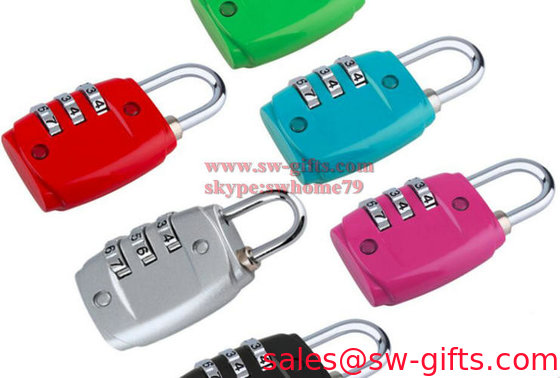 Hot sale Zinc Alloy Security 3 Combination Travel Suitcase Luggage Code Lock Padlock supplier