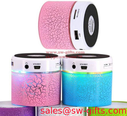 Column LED Mini Wireless Bluetooth Speaker TF USB FM Portable Music Loudspeakers Hand-free call For iPhone 6 Phone PC supplier
